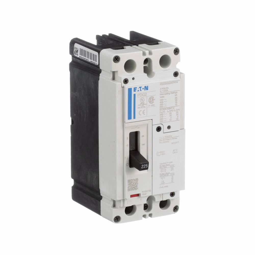EATON Power Defense™ PDG22G0125VFFJ Molded Case Circuit Breaker, 600 ...