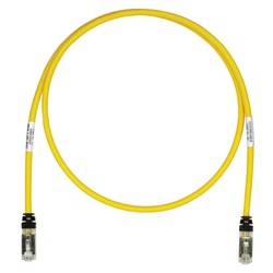 Panduit® PanNet® TX6A™ 10Gig™ STP6X7YL S/FTP Shielded Patch Cord, Cat ...