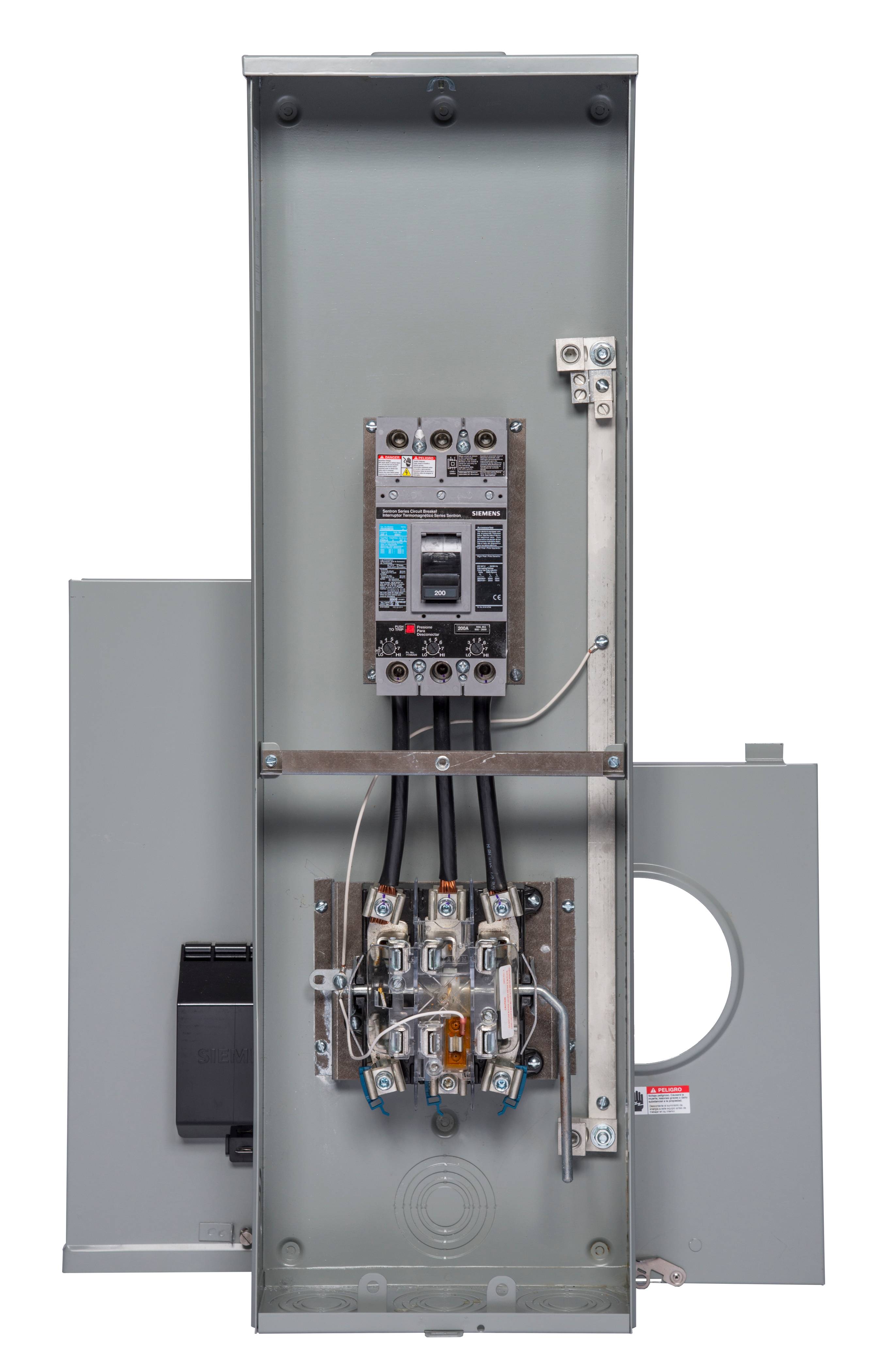 Siemens TALON® LG0303CS3200R 1-Position 4-Wire Cold Sequence Meter Main ...