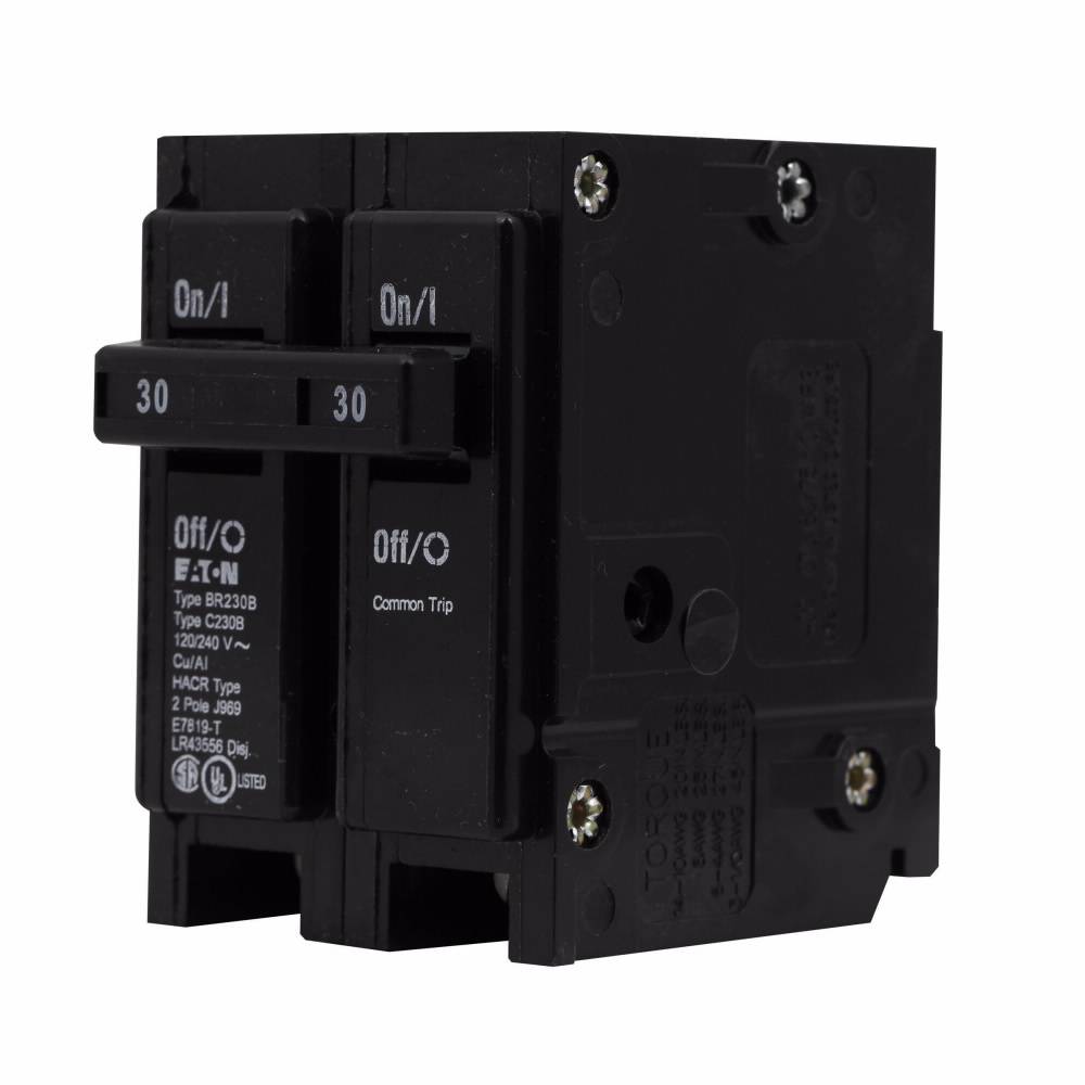 EATON BR2100B Type BR Circuit Breaker, 120/240 VAC, 100 A, 10 kA ...