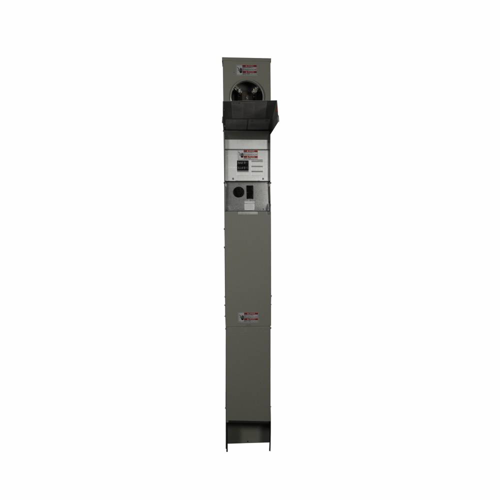 EATON CHMPTZ 4-Circuit Ring Metered Power Outlet Pedestal, NEMA 3R ...