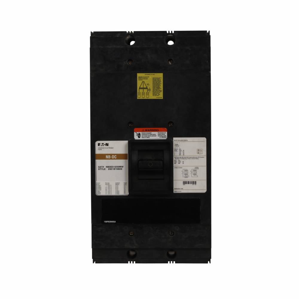 EATON 84E0112 Classic Direct Current Molded Case Circuit Breaker, 900 A ...