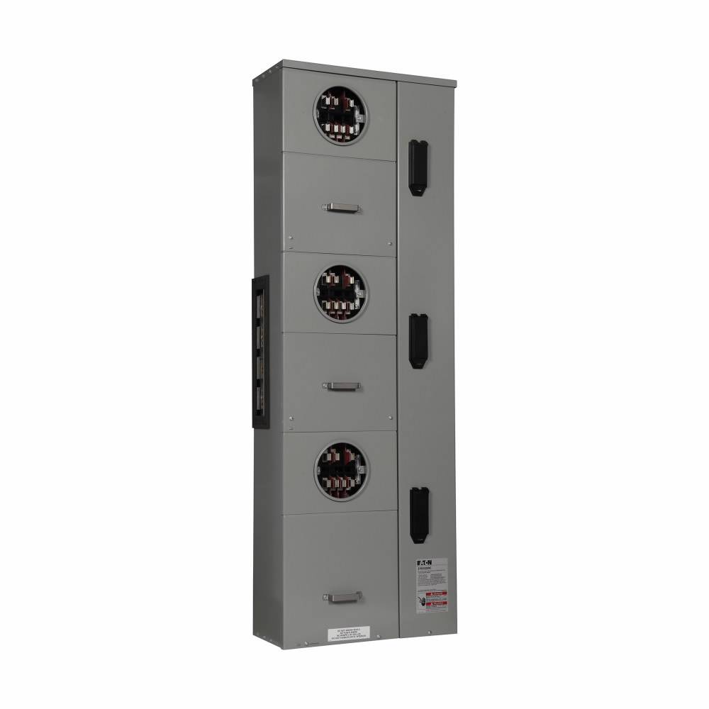 EATON 37SS320RC 3-Meter 7-Jaw Plug-In Safety Socket Meter Stack Module ...