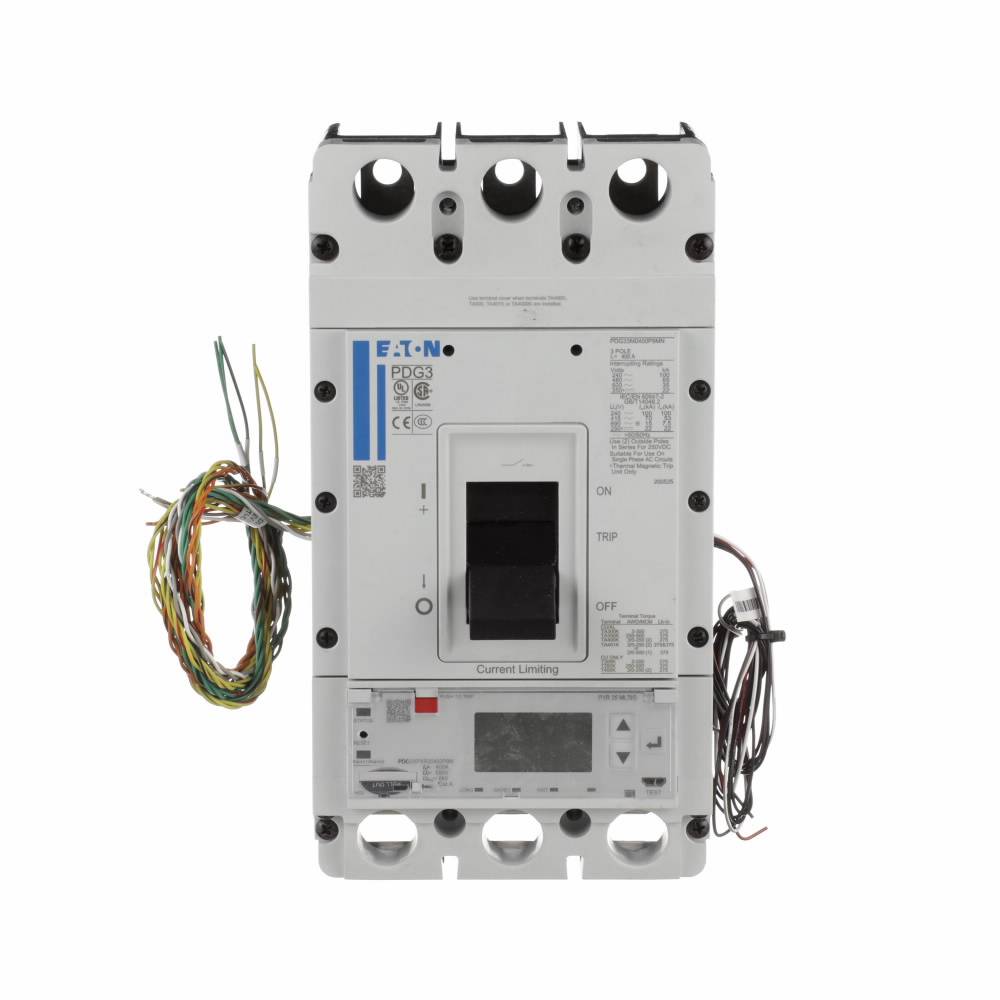 EATON Power Defense™ PDF33K0400P9YN Molded Case Circuit Breaker, 600 ...