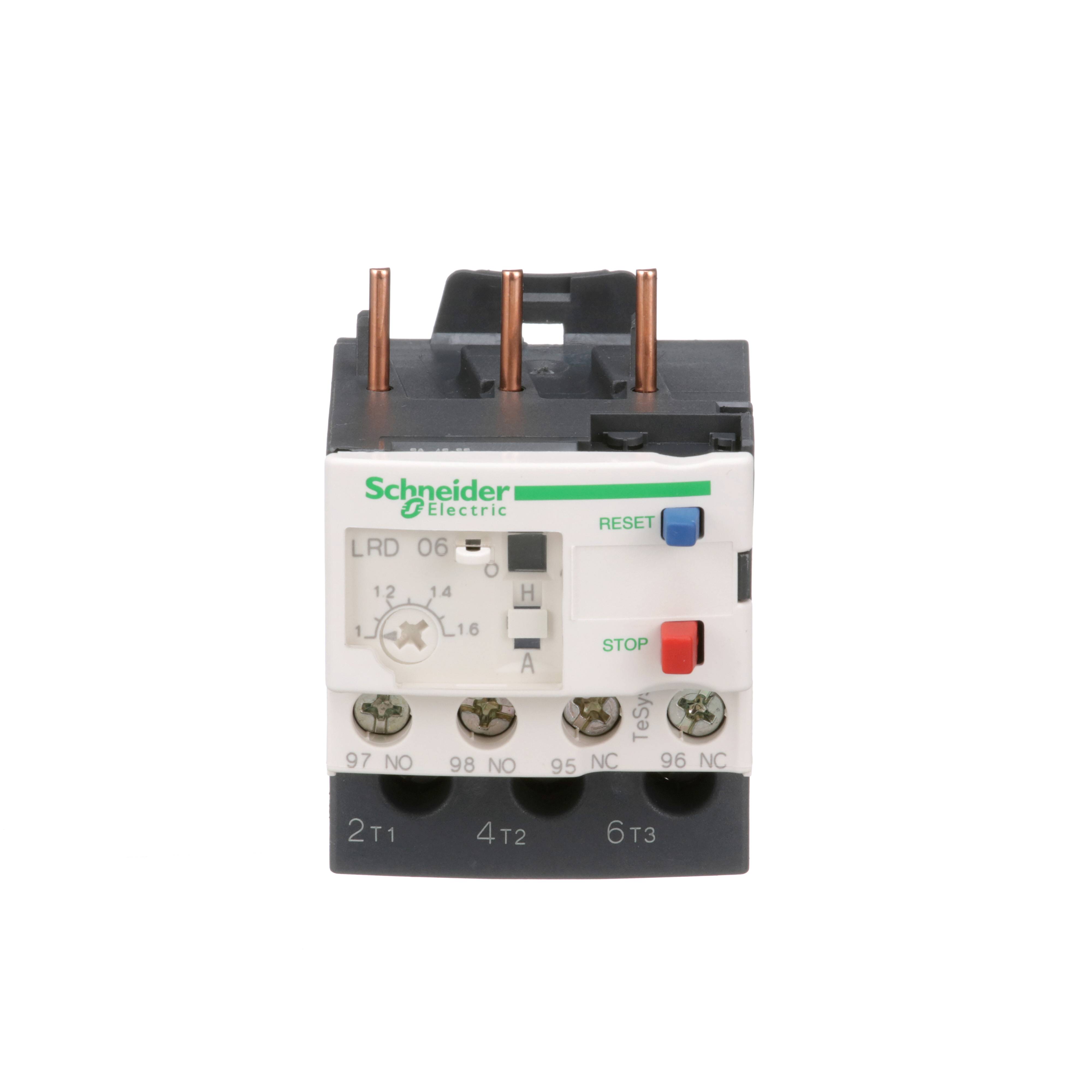 Schneider Electric TeSys® LRD06 D-Line Thermal Overload Relay, 1 to 1.6 ...