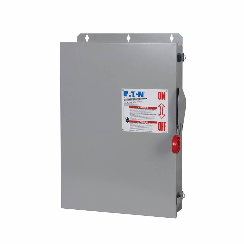 EATON DCU2104URM Heavy Duty Ungrounded System Solar DC Disconnect, 1000 ...