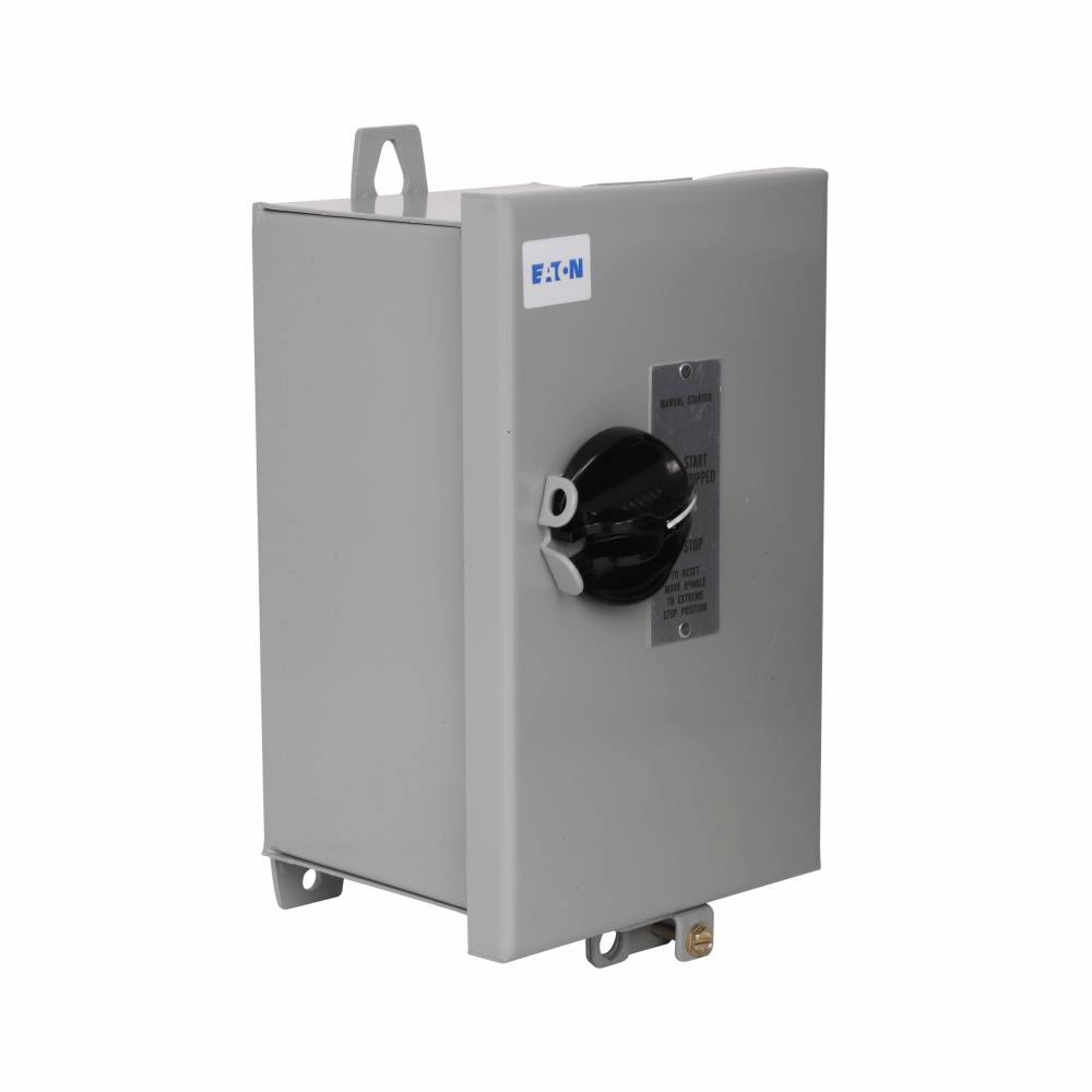 EATON B100J0C Dusttight Manual Motor Starter, Non-Reversing Action, 3 ...