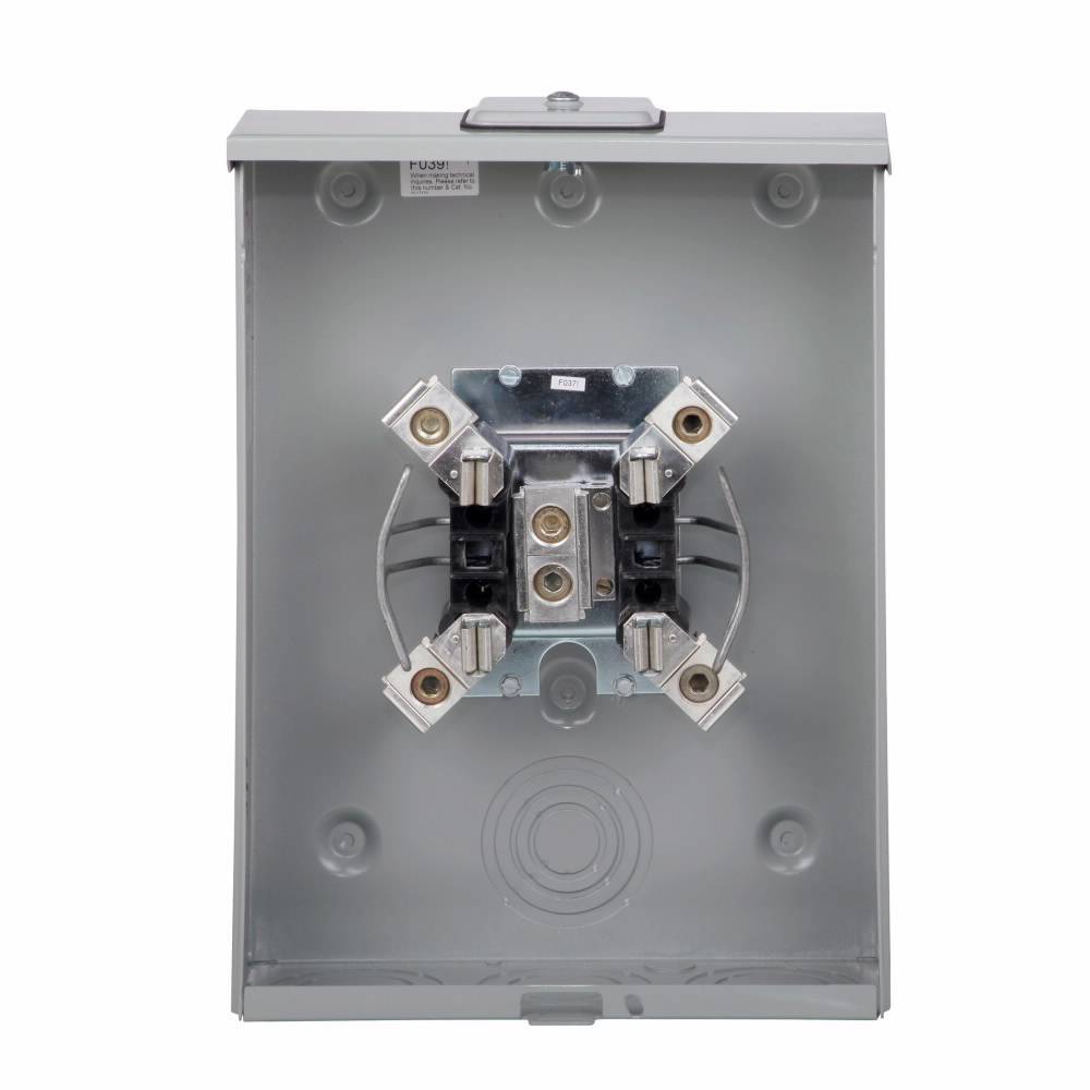 EATON UTRS213CE 1-Position Triplex Ground Meter Socket, 600 VAC, 200 A ...