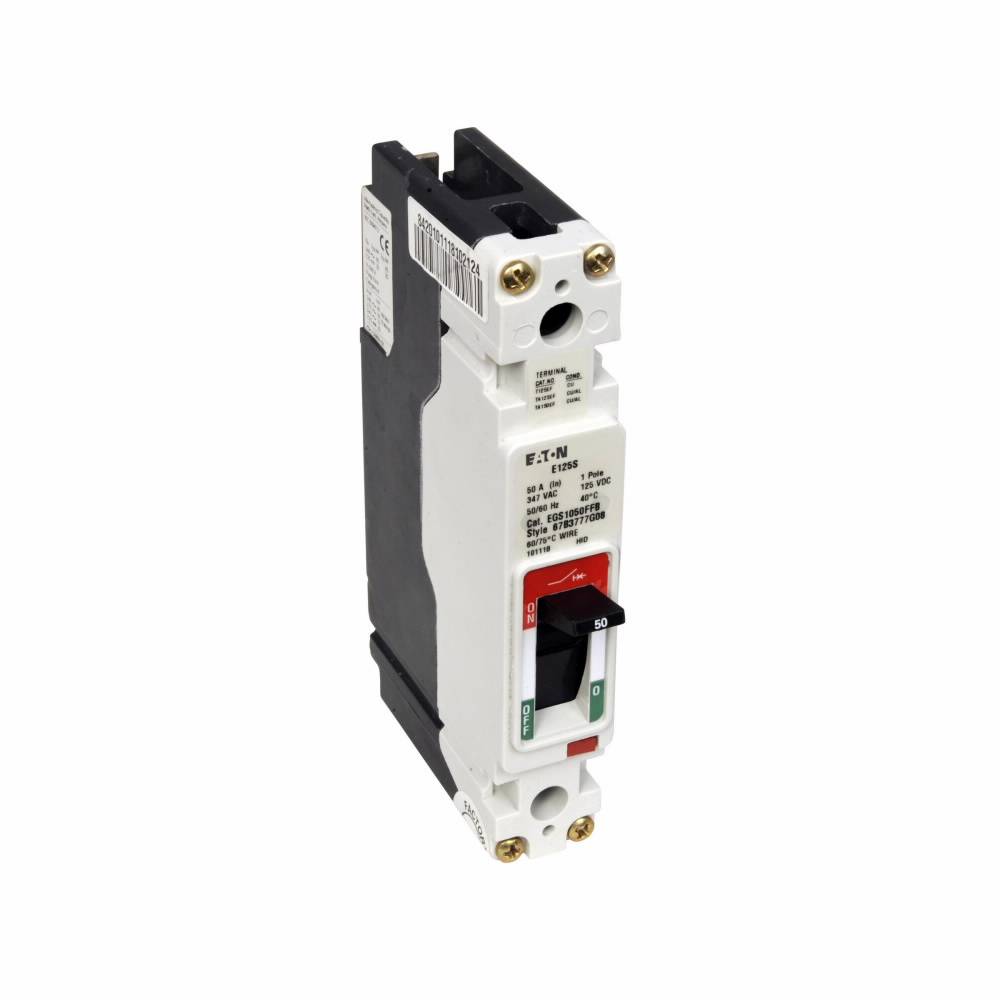 EATON EGS1050FFB Molded Case Circuit Breaker, 600Y/347 VAC, 50 A, 22 kA ...