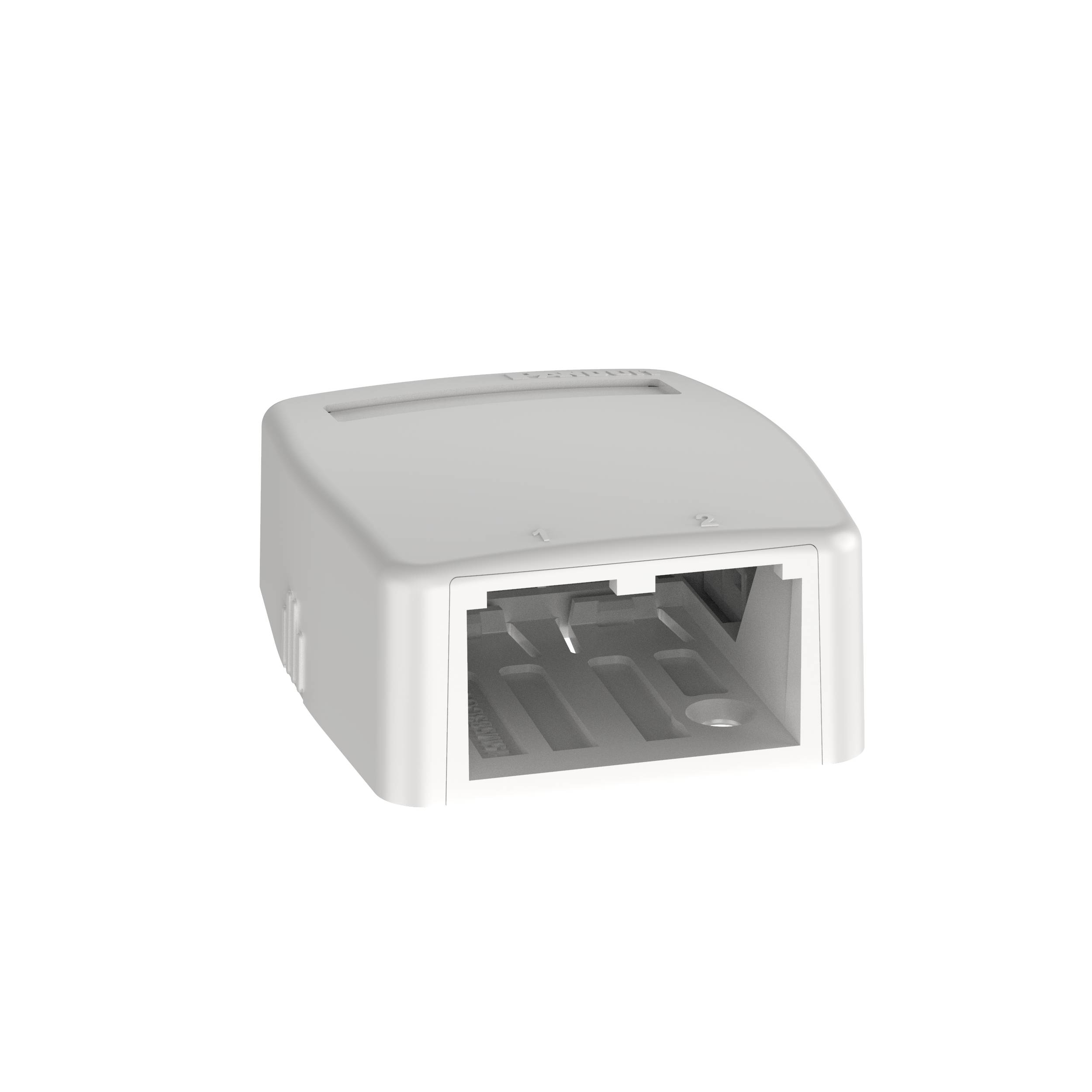 Panduit® Mini-Com® PanNet® CBXQ2IW-A 2-Port Quick Release Surface Mount ...