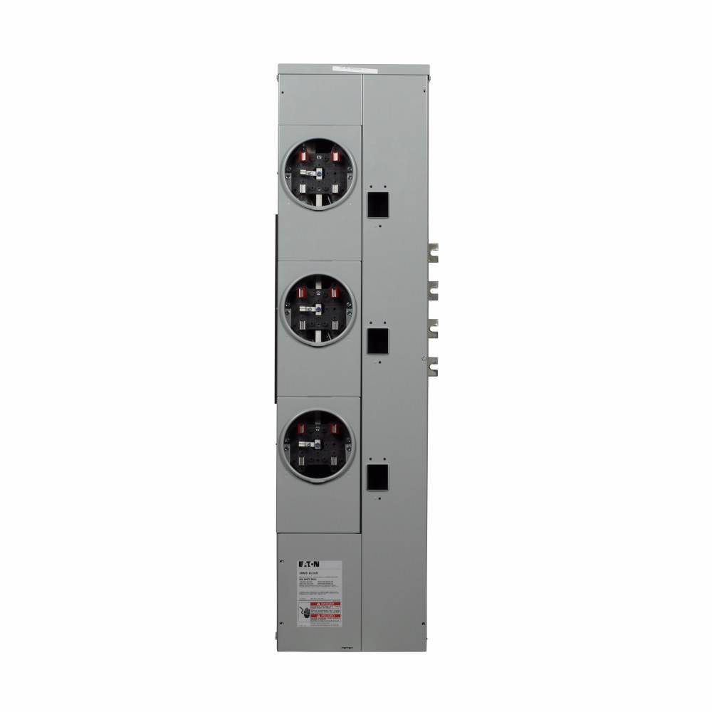 EATON 3MM312C2AB 3-Meter 5-Jaw A-B Phase Multiple Metering Meter Stack ...