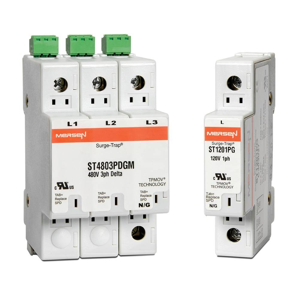 Mersen Surge-Trap® ST1201PGM Modular Surge Protective Device, 120 VAC ...