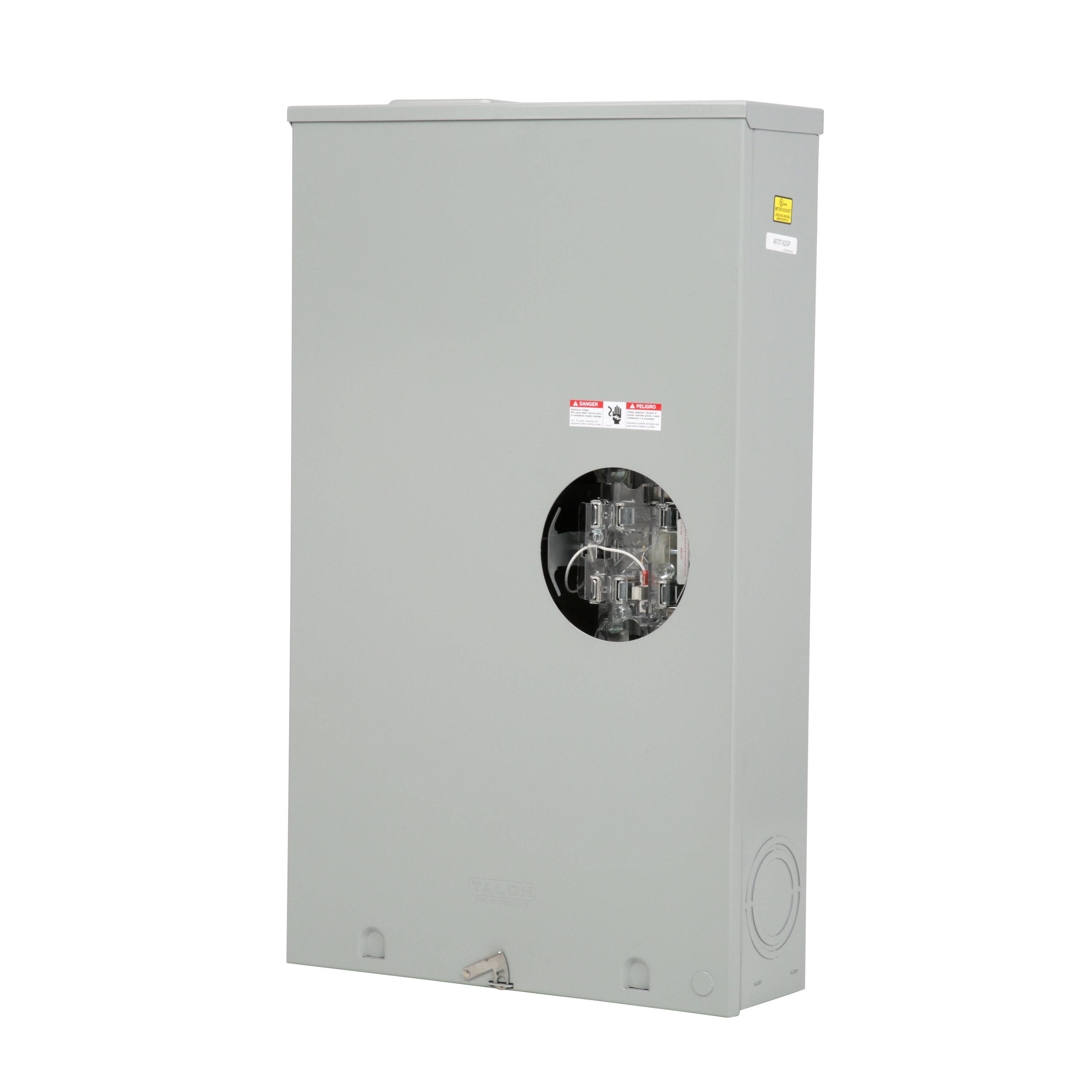 Siemens TALON® 48707-82GP 9-Cutout 1-Position Heavy Duty Meter Socket ...