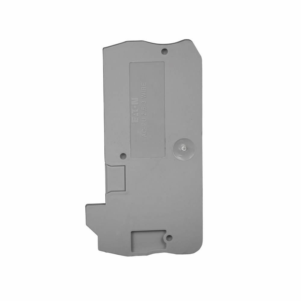 EATON XBACPU25D12 End Cover, For Use With XB Series XBPU25D12 ...