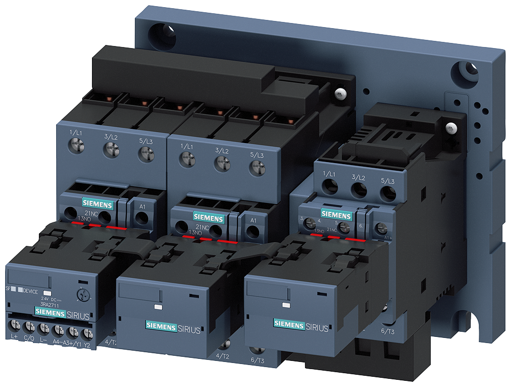 Siemens 3RA24358XE321NB3 3-Phase Electrical/Mechanical Interlock ...