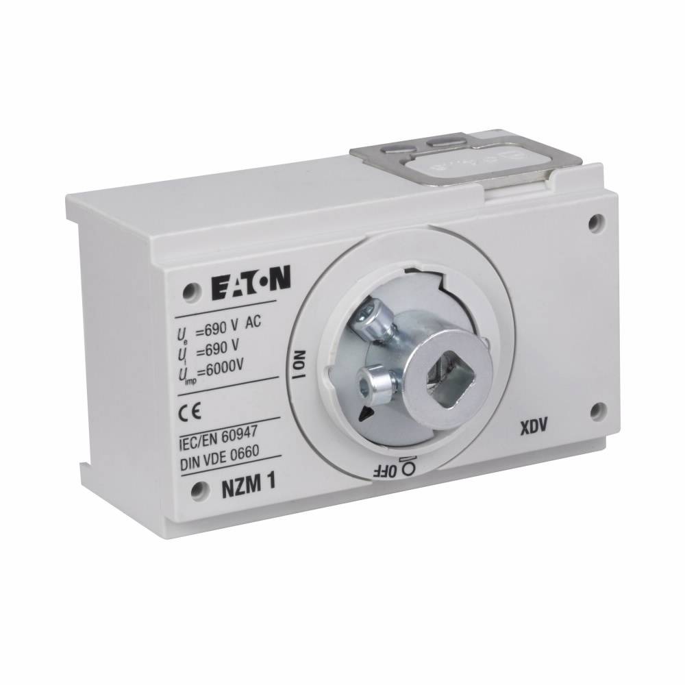 EATON NZM1-XDV-MODAN Rotary drive, 5-1/2 in L x 3 in W x 2-1/2 in H, Gray