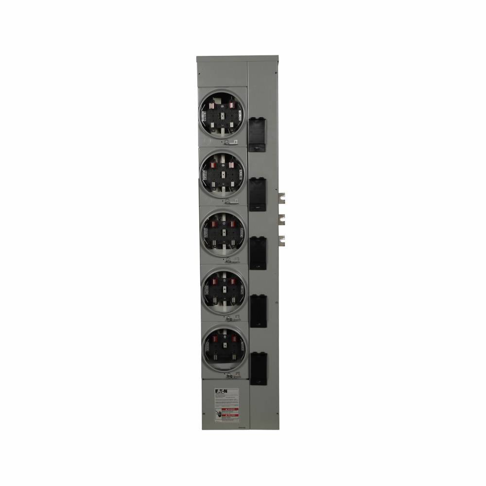 EATON 1MM512RRL 5-Socket Multiple Metering Meter Stack Module, 120/240 ...