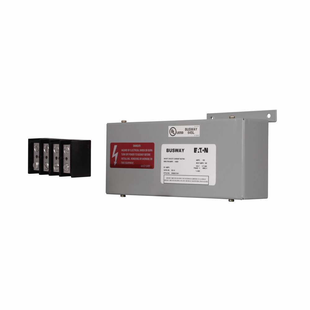 EATON EB14 End Left Right Cable Tap Box, 100 A, For Use With 100 A Busway