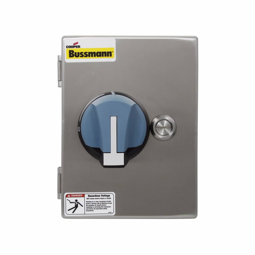 Bussmann ER4X-100N3PR Non-Fused Enclosed Rotary Disconnect Switch, 600 ...