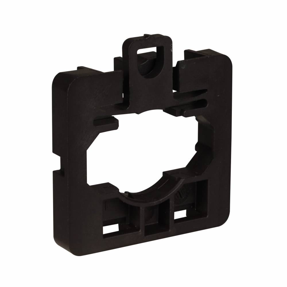 EATON M22-A4 4-Position Modular Pushbutton Contact Block Mounting Adapter, 22.5 mm, Black