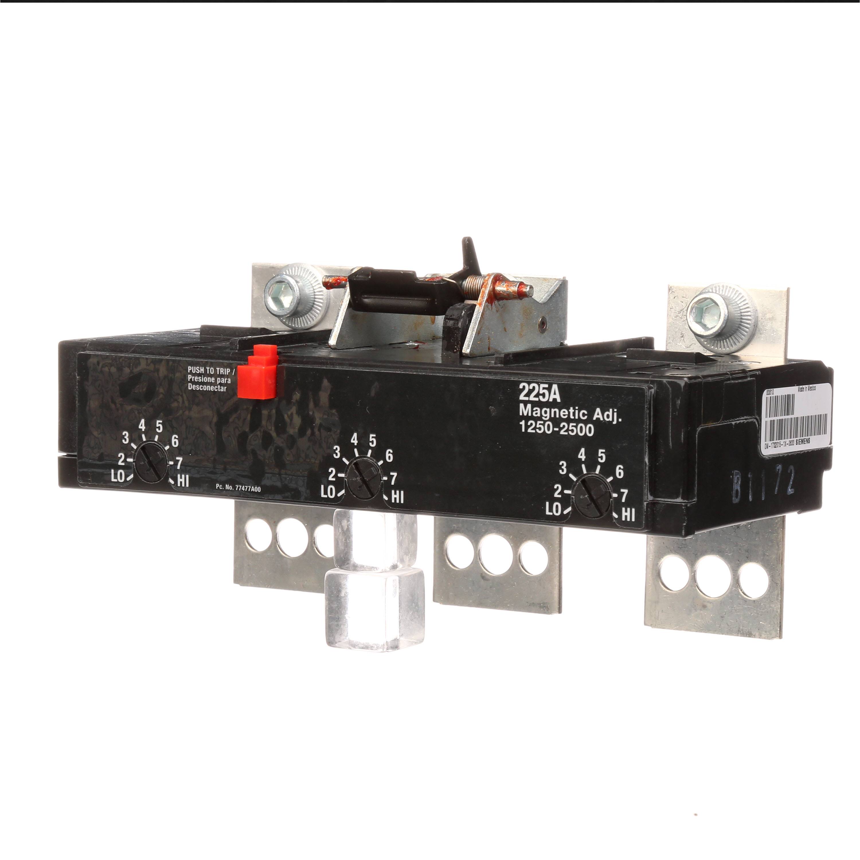 Siemens Sentron™ JD63T225 Type JD6 Low Voltage Molded Case Circuit ...