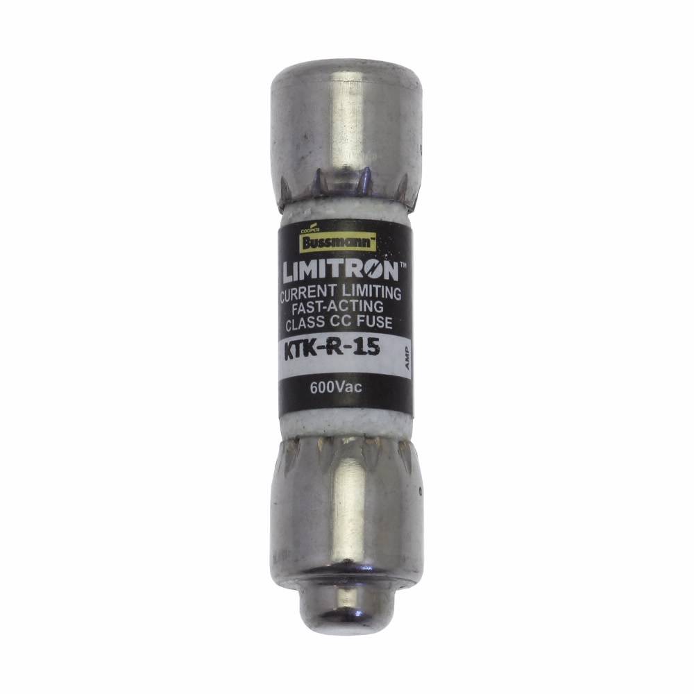 Bussmann Limitron™ KTK-R-15 Current Limiting Fast Acting Fuse, 15 A ...