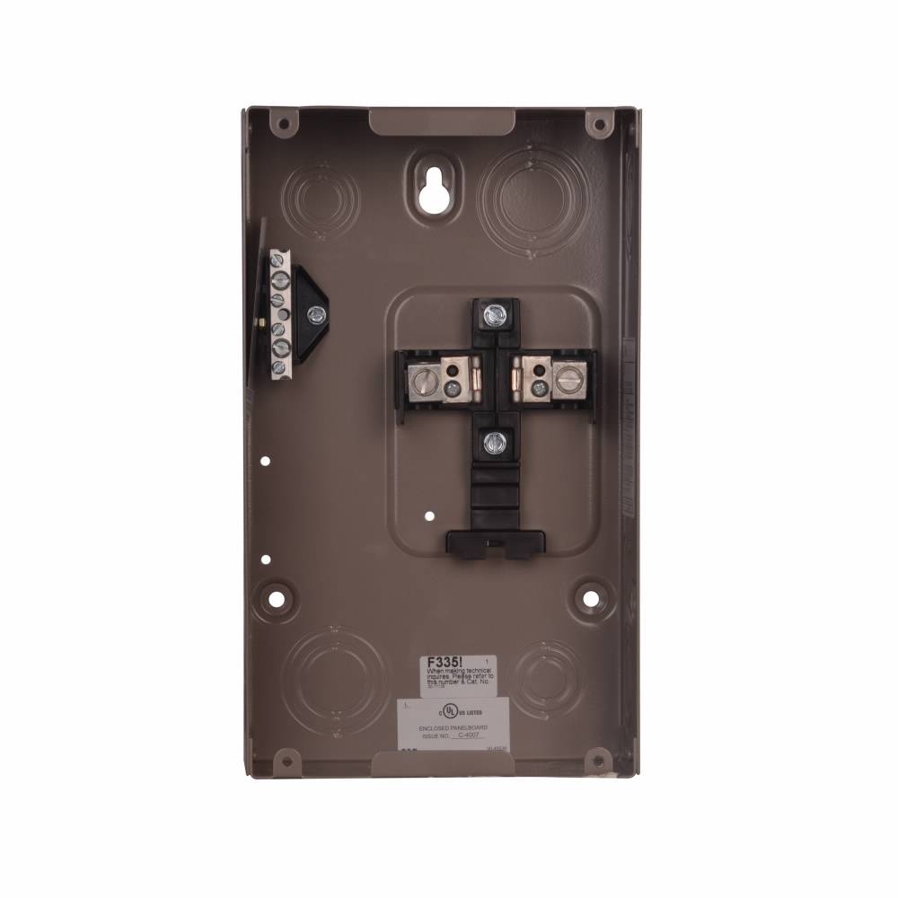 EATON CH2L125FP 1-Phase Standard Main Lug Load Center, 120/240 VAC, 125 ...