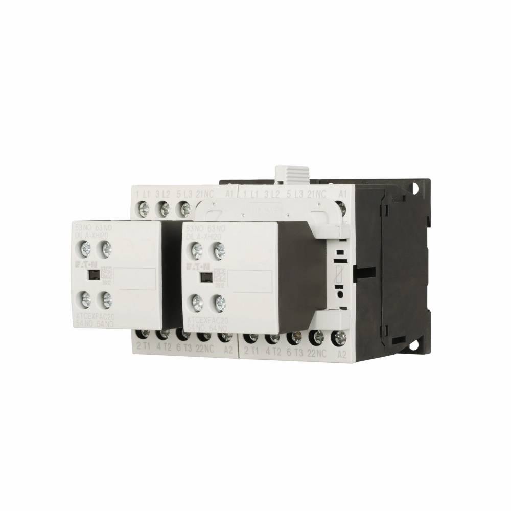 EATON XTCR007B21BD Full Voltage Reversing IEC Contactor, 220 VDC V Coil ...