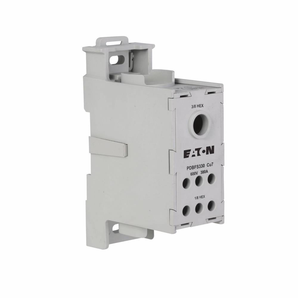 EATON CHDB330F Enclosed Power Distribution Block, 600 VAC, 380 A, 1 ...