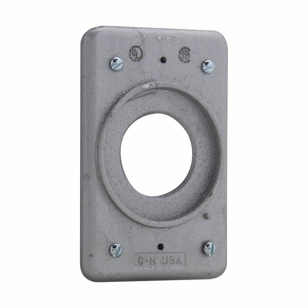 Crouse-Hinds DS21G Grounding Receptacle Electric Box Cover With Gasket ...