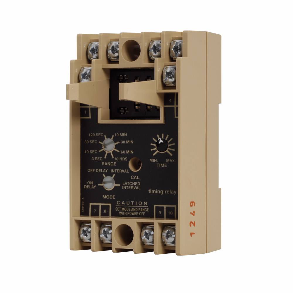 EATON PROTMR Programmable Solid State Timing Relay, 0.1 s to 10 hr ...