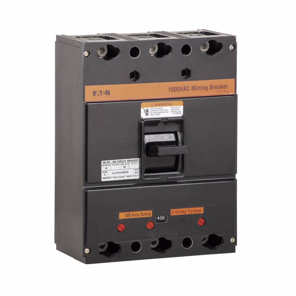 EATON MARK 75® HLA3400T Classic Interchangeable Thermal Magnetic Molded ...