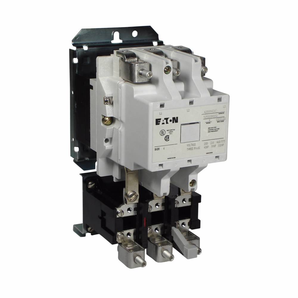EATON A200M4CAC Magnetic NEMA Starter, 110/120 VAC V Coil, Non ...