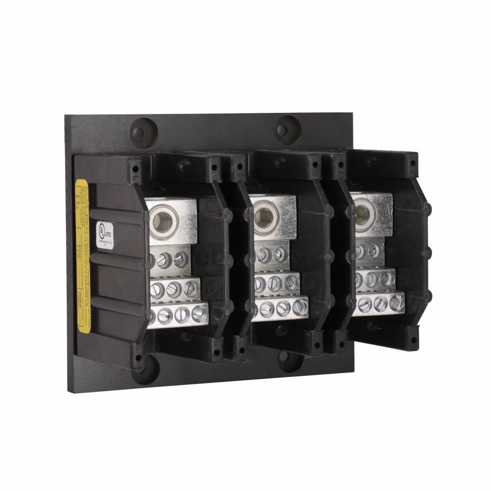 EATON CHDB3703 Open Style Power Distribution Block, 600 VAC, 310 A, 3 ...