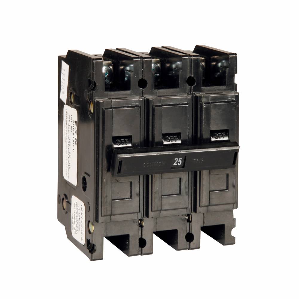 EATON QuickLag® QC3025H Type QC Miniature Circuit Breaker, 240 VAC, 25 ...