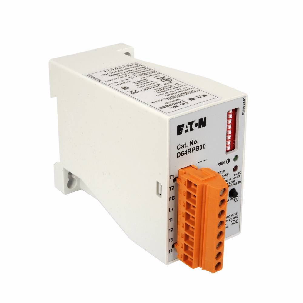 EATON D64RPB30 Digital Ground Fault Relay With Built-In Current Sensor ...