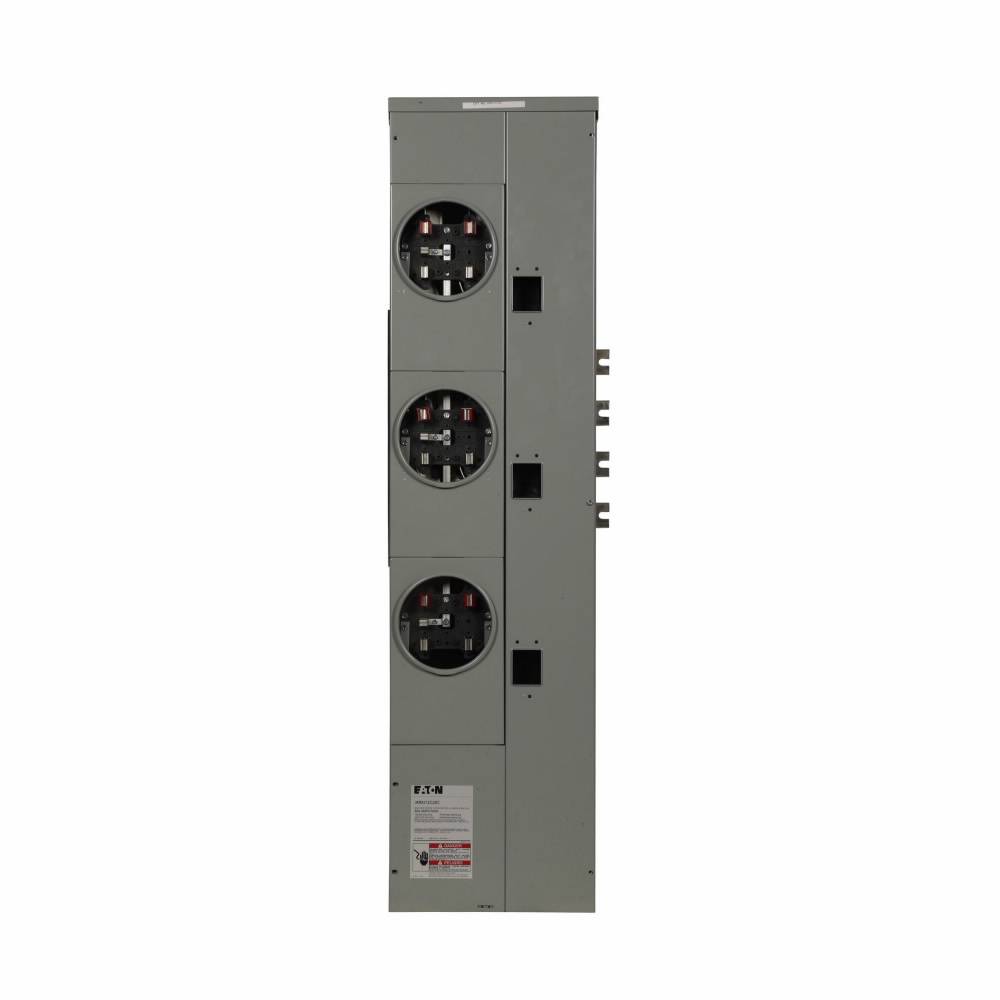 EATON 3MM312C2BC 3-Meter 5-Jaw B-C Phase Multiple Metering Meter Stack ...