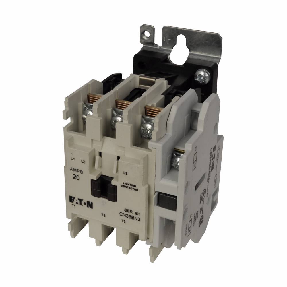 EATON CN35BN9HB CN35 Electrically Held Lighting Contactor, 277 VAC Coil ...