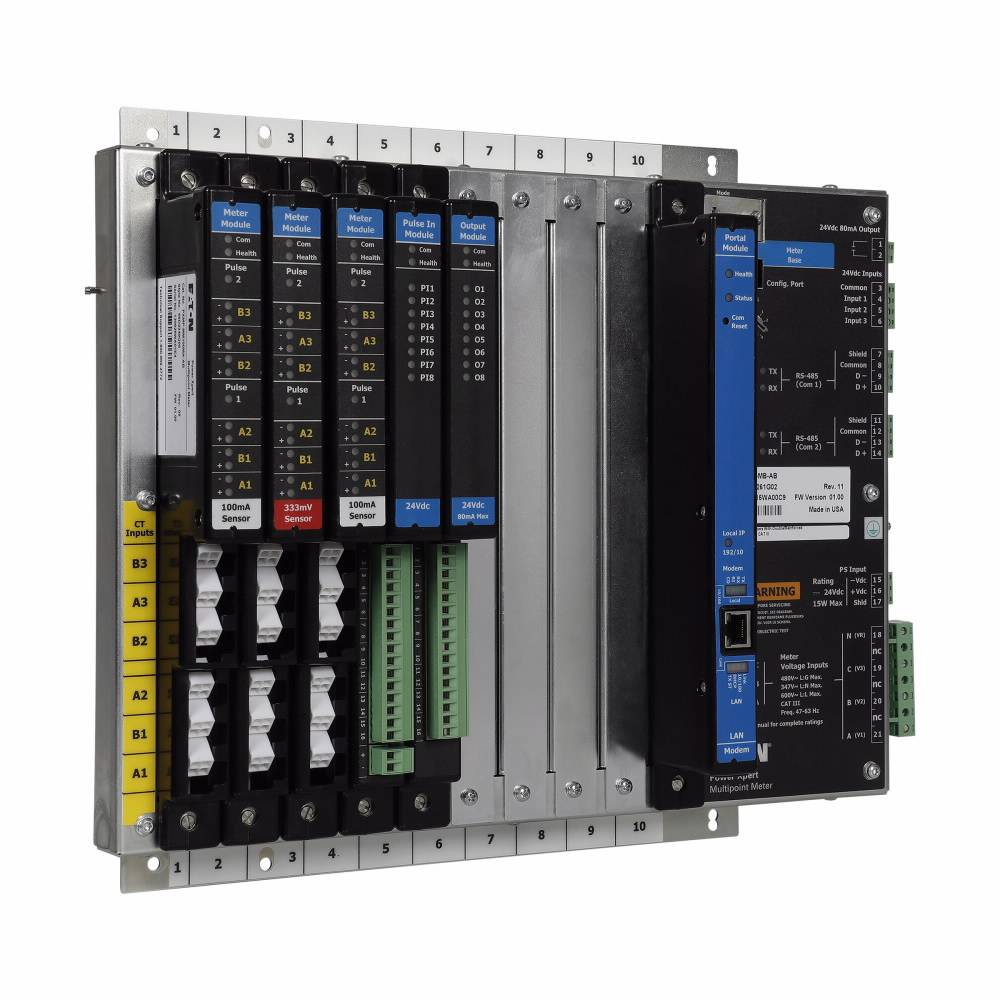 EATON Power Xpert® PXMP-MB-AB Meter Base, For Use With Power Xpert ...