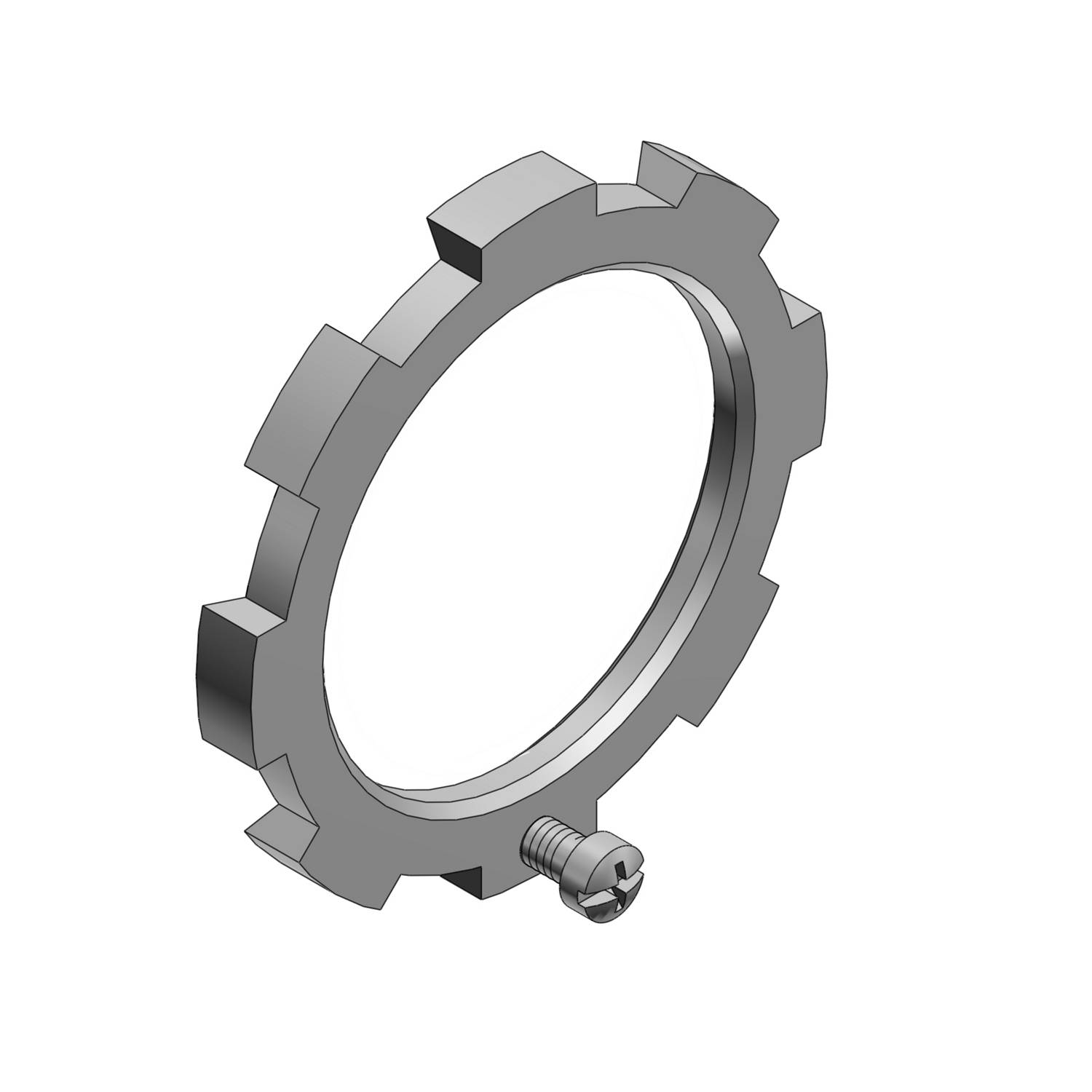 T&B® 108 Bonding Locknut, 1 in, For Use With Rigid/IMC Conduits, Steel