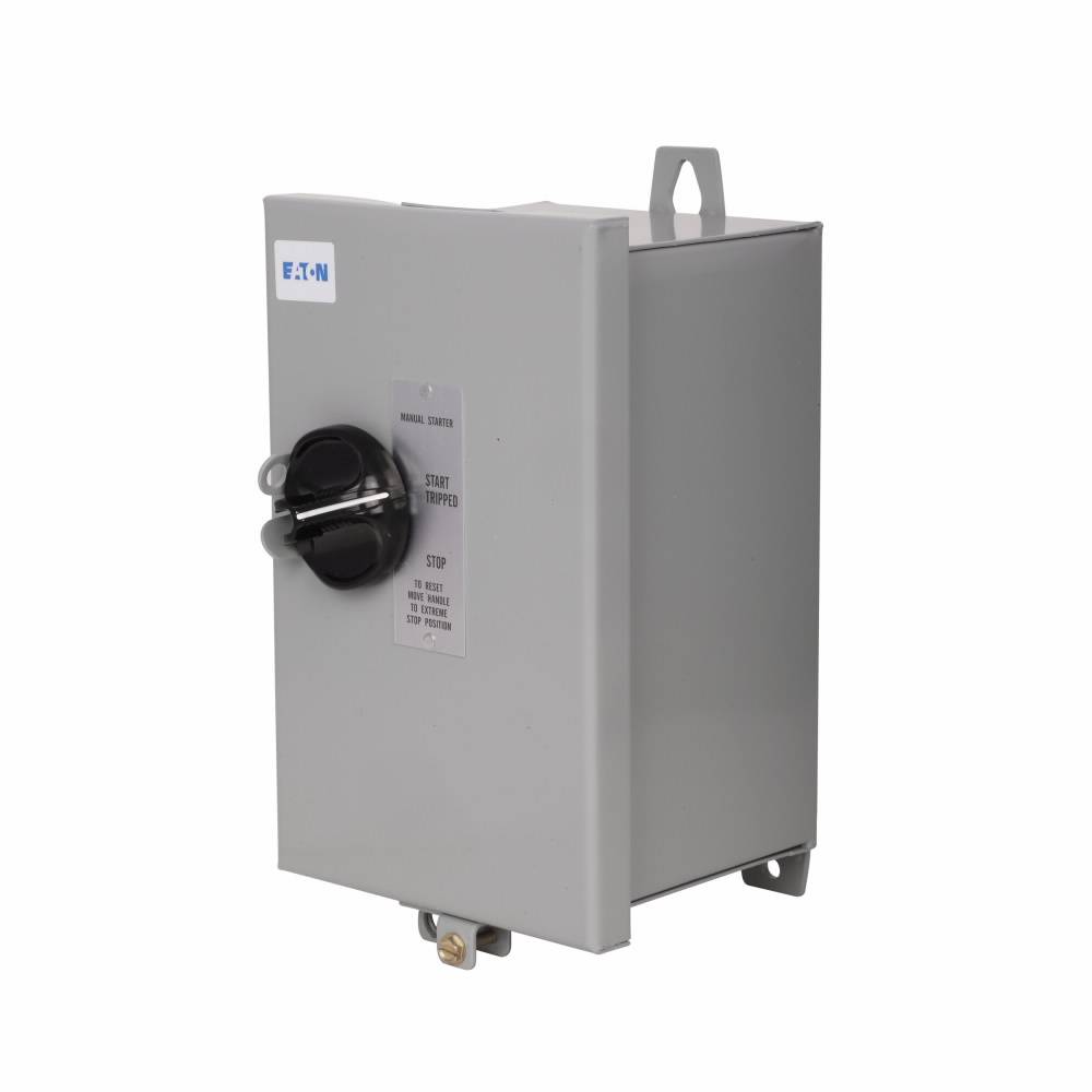 EATON B100J0C Dusttight Manual Motor Starter, Non-Reversing Action, 3 ...