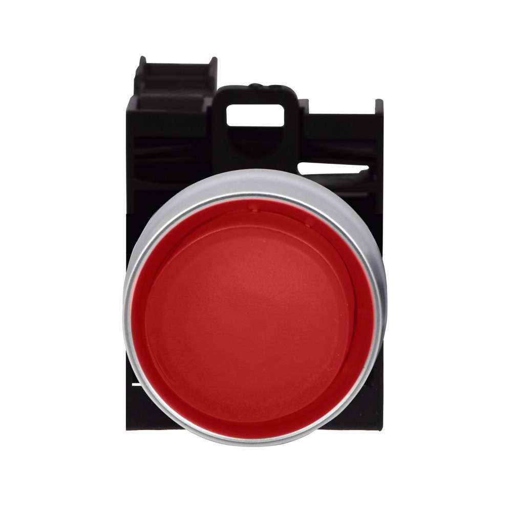 EATON RMQ-Titan® M22-DGH-R-K10 Modular Non-Illuminated Pushbutton With Guard, 22.5 mm, 1NO ...