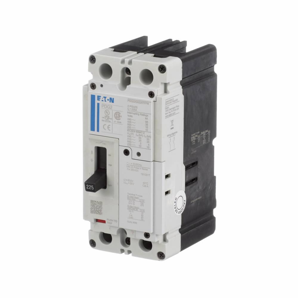 EATON Power Defense™ PDG22G0125VFFJ Molded Case Circuit Breaker, 600 ...