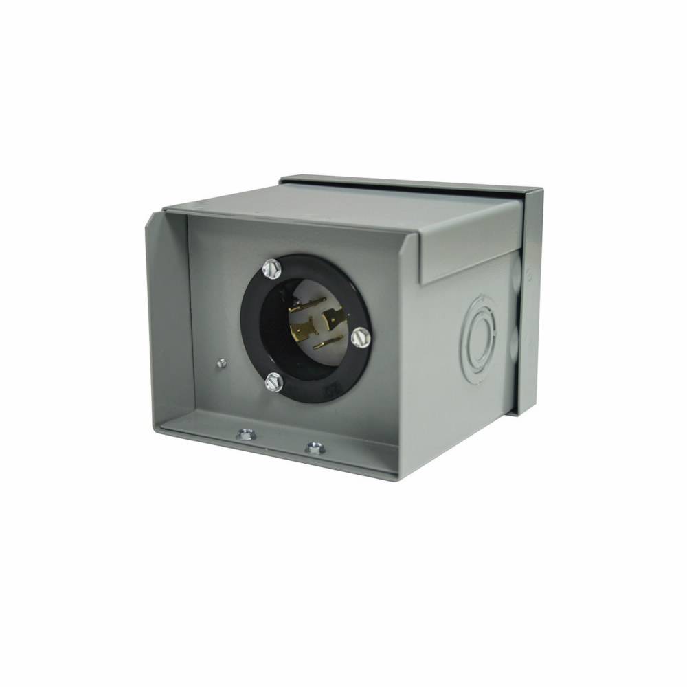 EATON EGSPIB20 1-Phase Power Inlet Box, 120/240 VAC, 20 A, For Use With ...