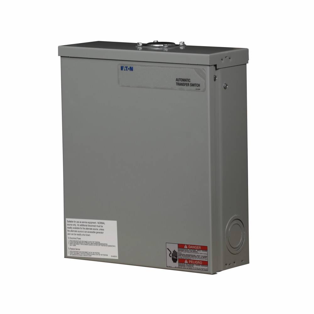 EATON EGSU100NSEACA Automatic Transfer Switch, 120/240 VAC, 100 A, 9/11 ...