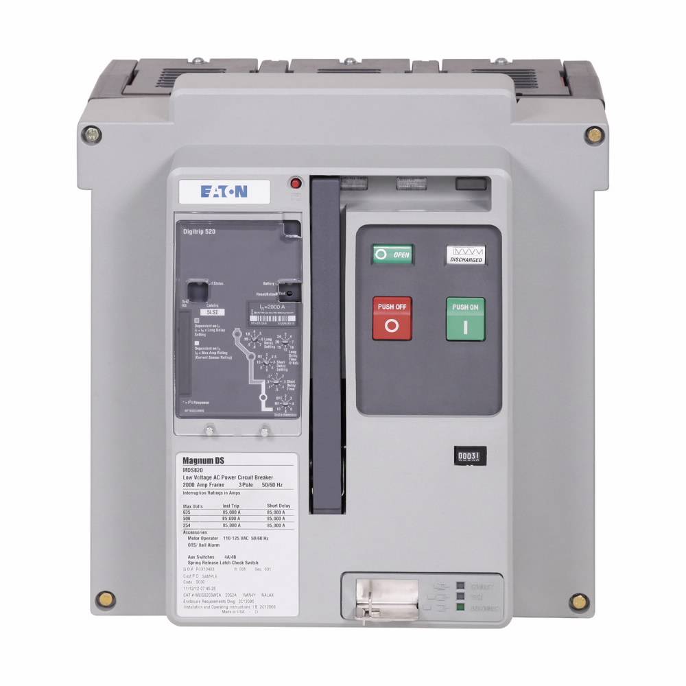 EATON 2A10493G16 Switchgear Wiring, For Use With Digitrip™ 520MC Trip ...