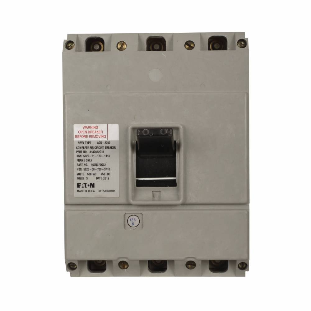 EATON 315C574G20 Molded Case Circuit Breaker, 500 VAC, 250 VDC, 150 A ...