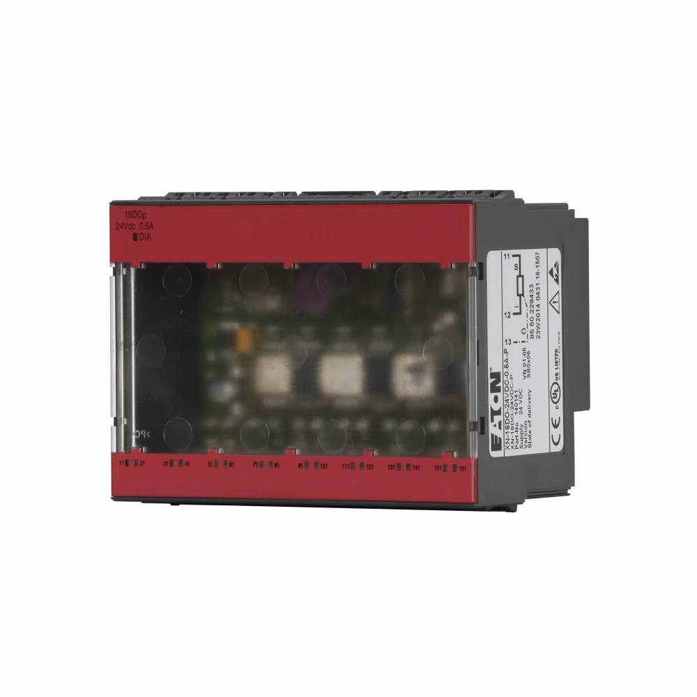 EATON XN-16DO-24VDC-0.5A-P 16-Channel Digital Output Module, 4 Outputs