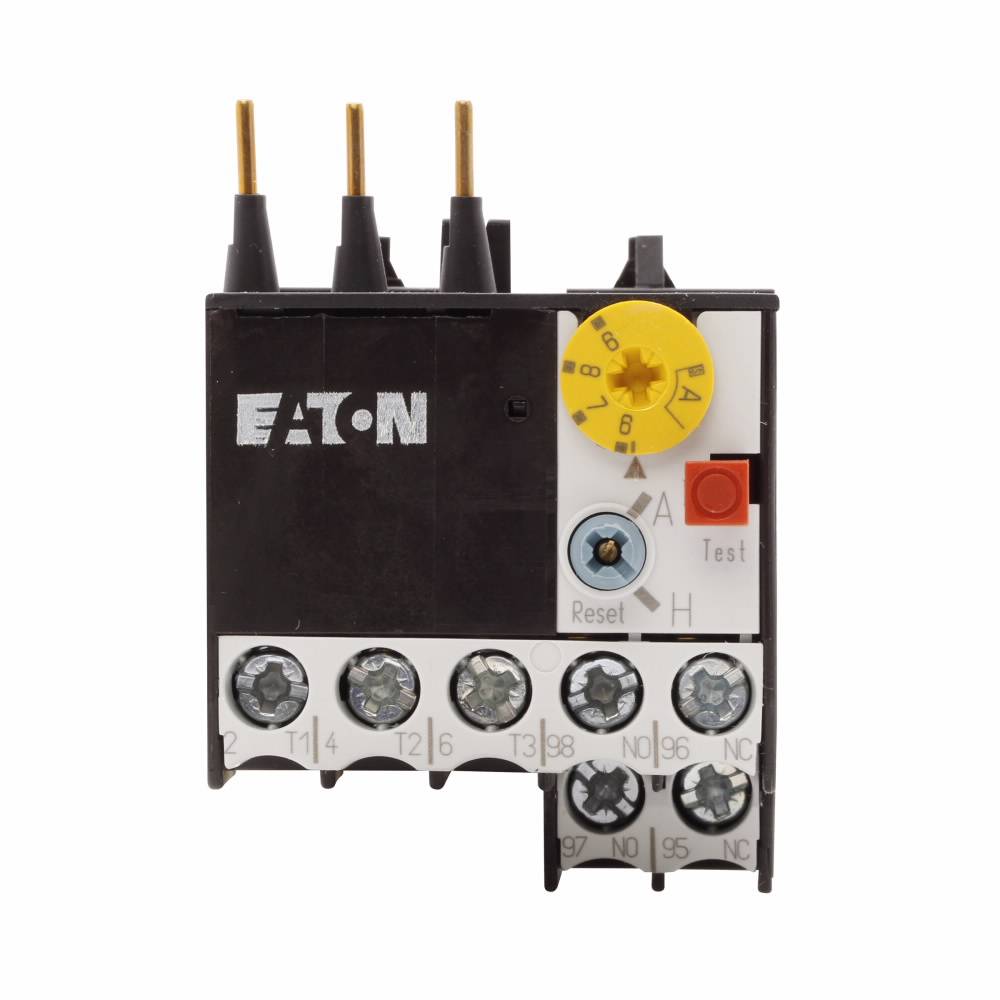 EATON XTOM009AC1 Miniature Overload Relay, 6 to 9 A, 1NC-1NO Contact