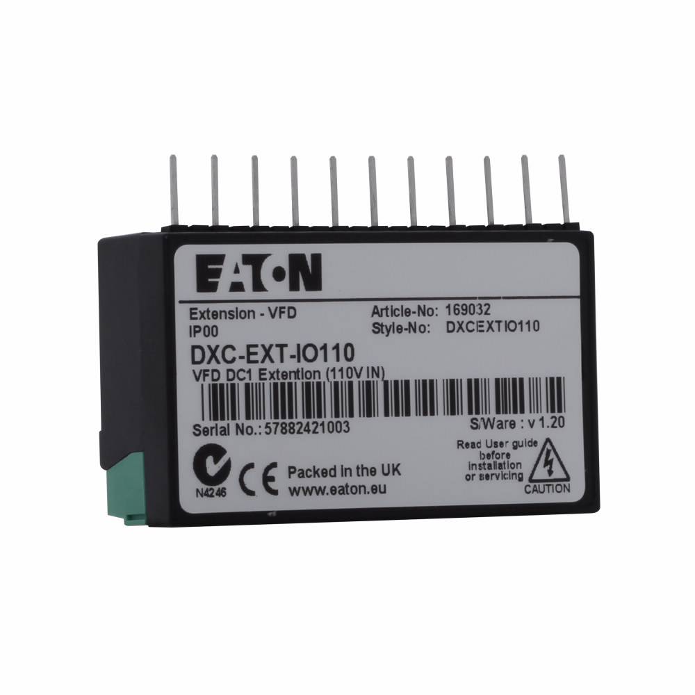 EATON DXC-EXT-IO110 Logic Input Card, For Use With PowerXL™ DC1 Series ...